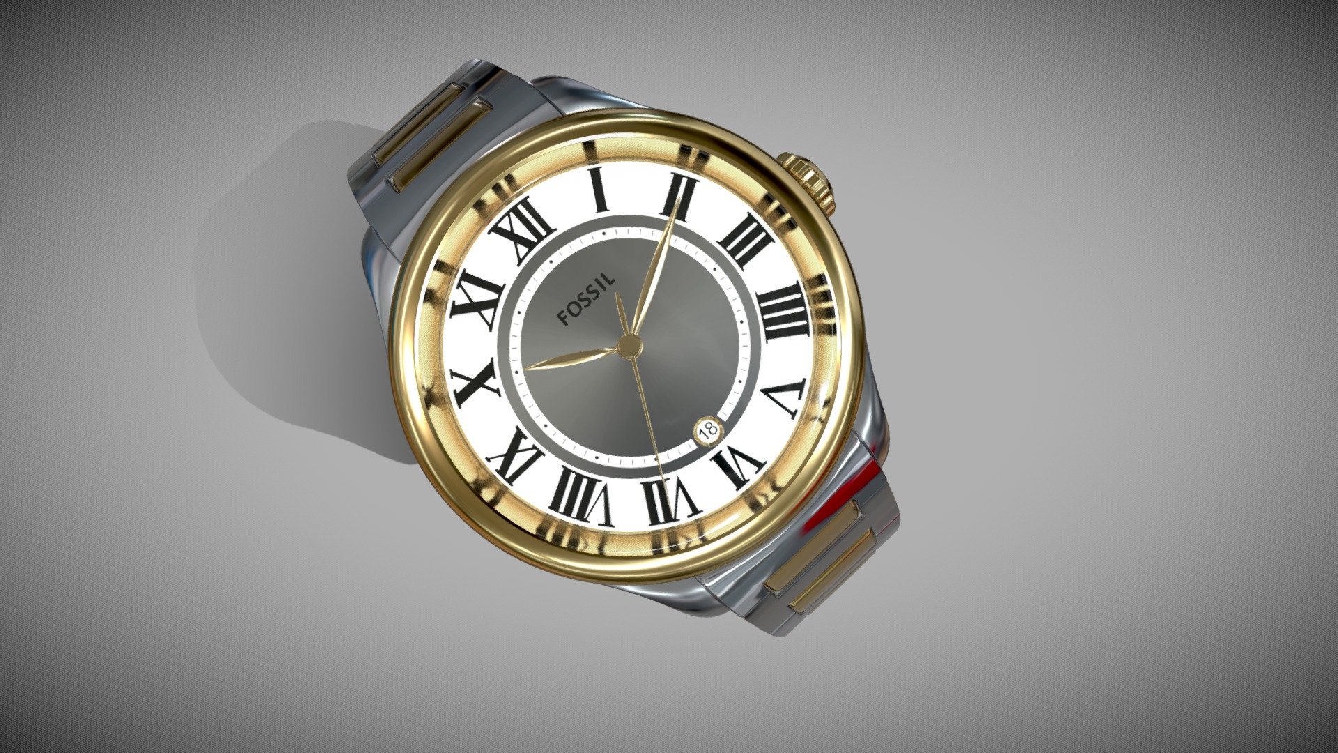 Luxury Watch | High-Poly 3D Model - 3D model by CKANIMATICS [ac24f6c ...