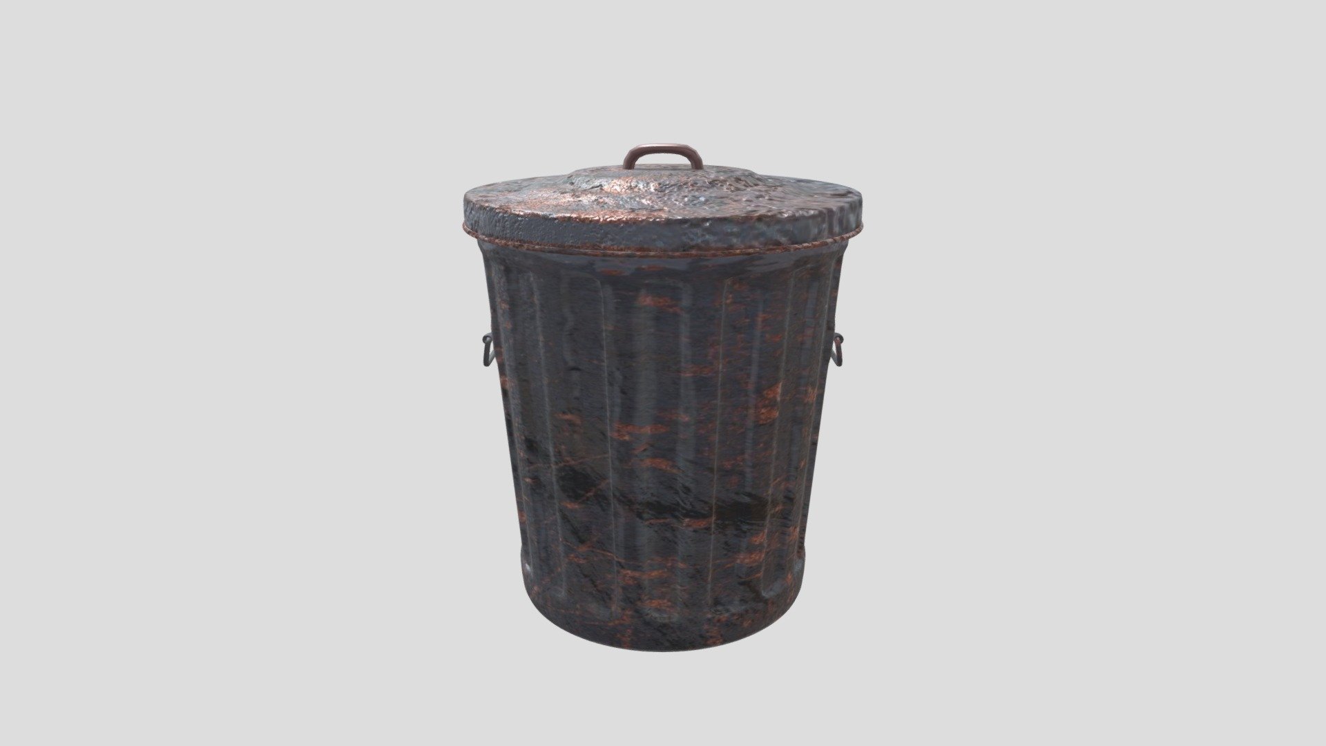trash can textured - 3D model by angelinegraham [ac26509] - Sketchfab