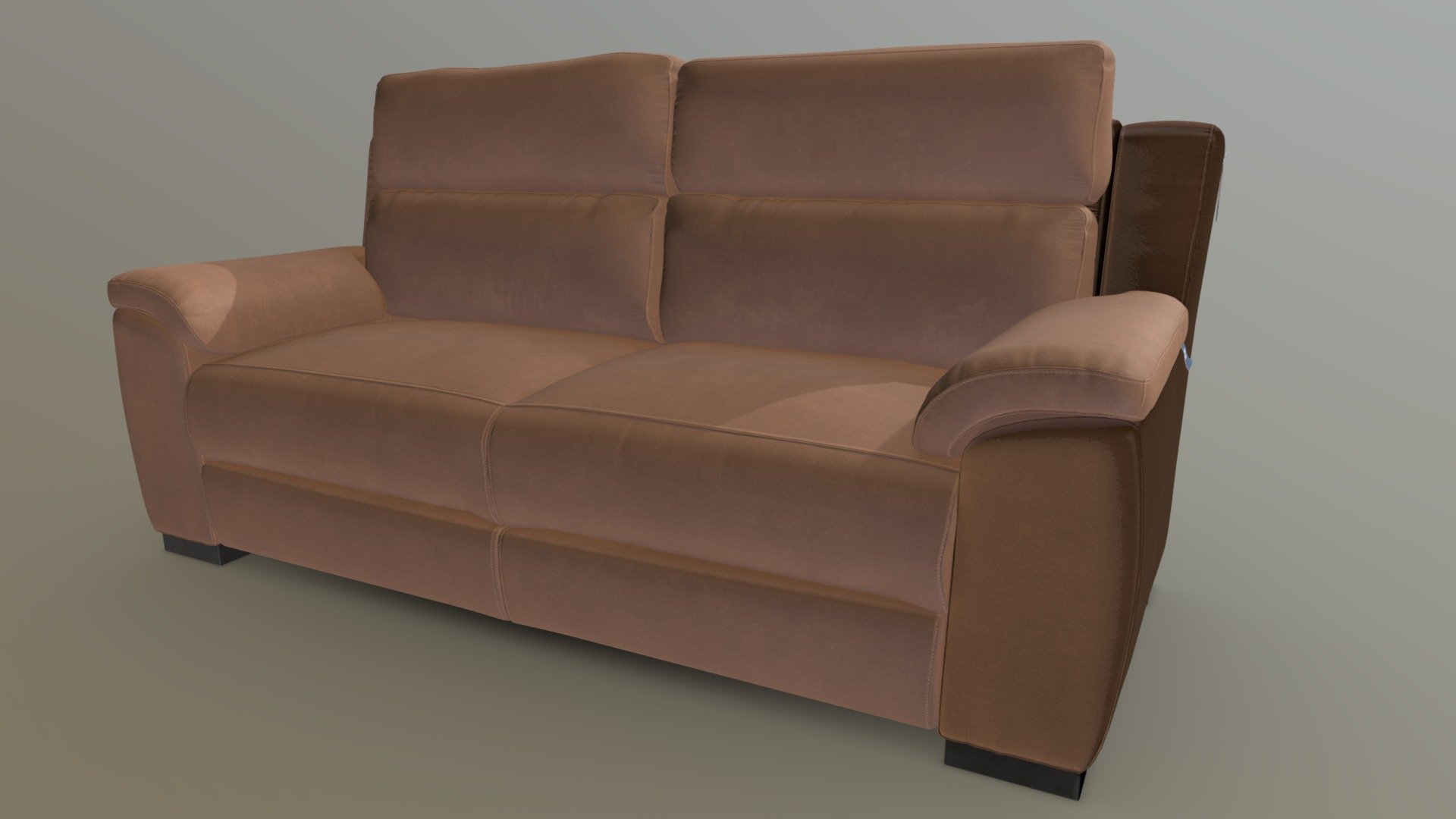3 seater recliner sofa - 3D model by Panda (@Panda_..) [ac266cf ...