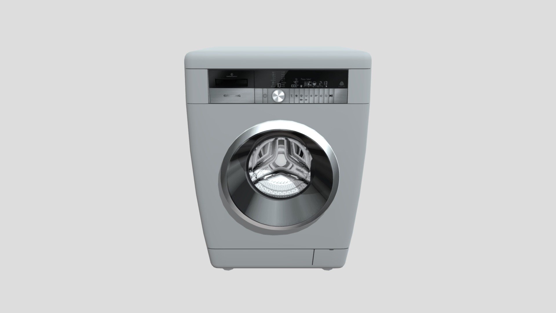 modern washing machine - 3D model by christian.prison [ac27117] - Sketchfab
