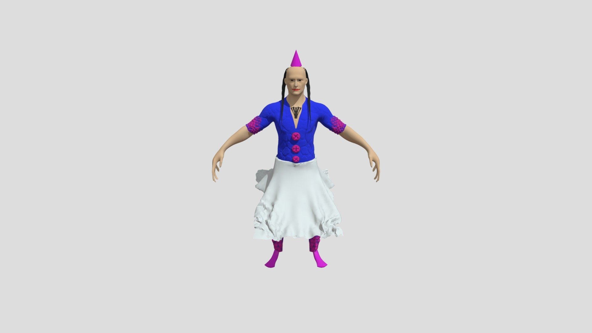 Dino Clown - 3D model by angie-carrano [ac27f59] - Sketchfab