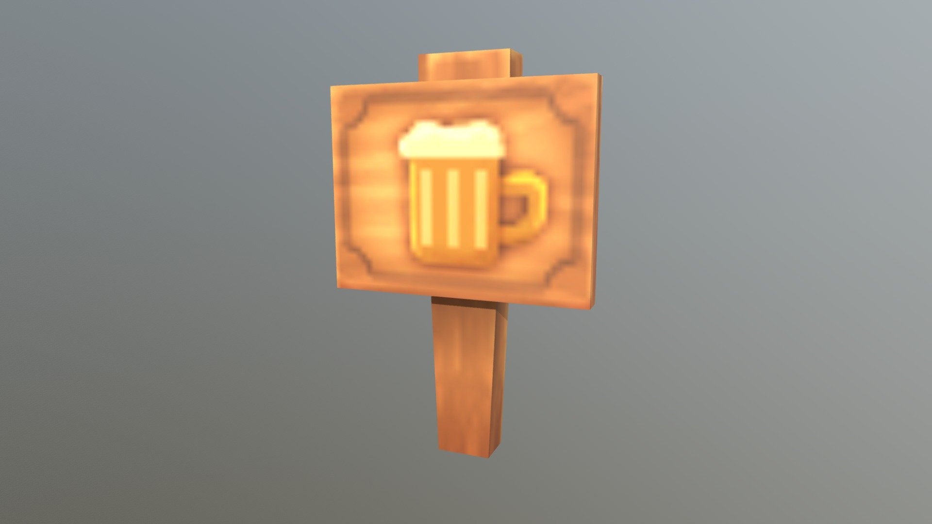 Signboard - PUB1 - 3D model by SmileBoom_SGB [ac281ac] - Sketchfab