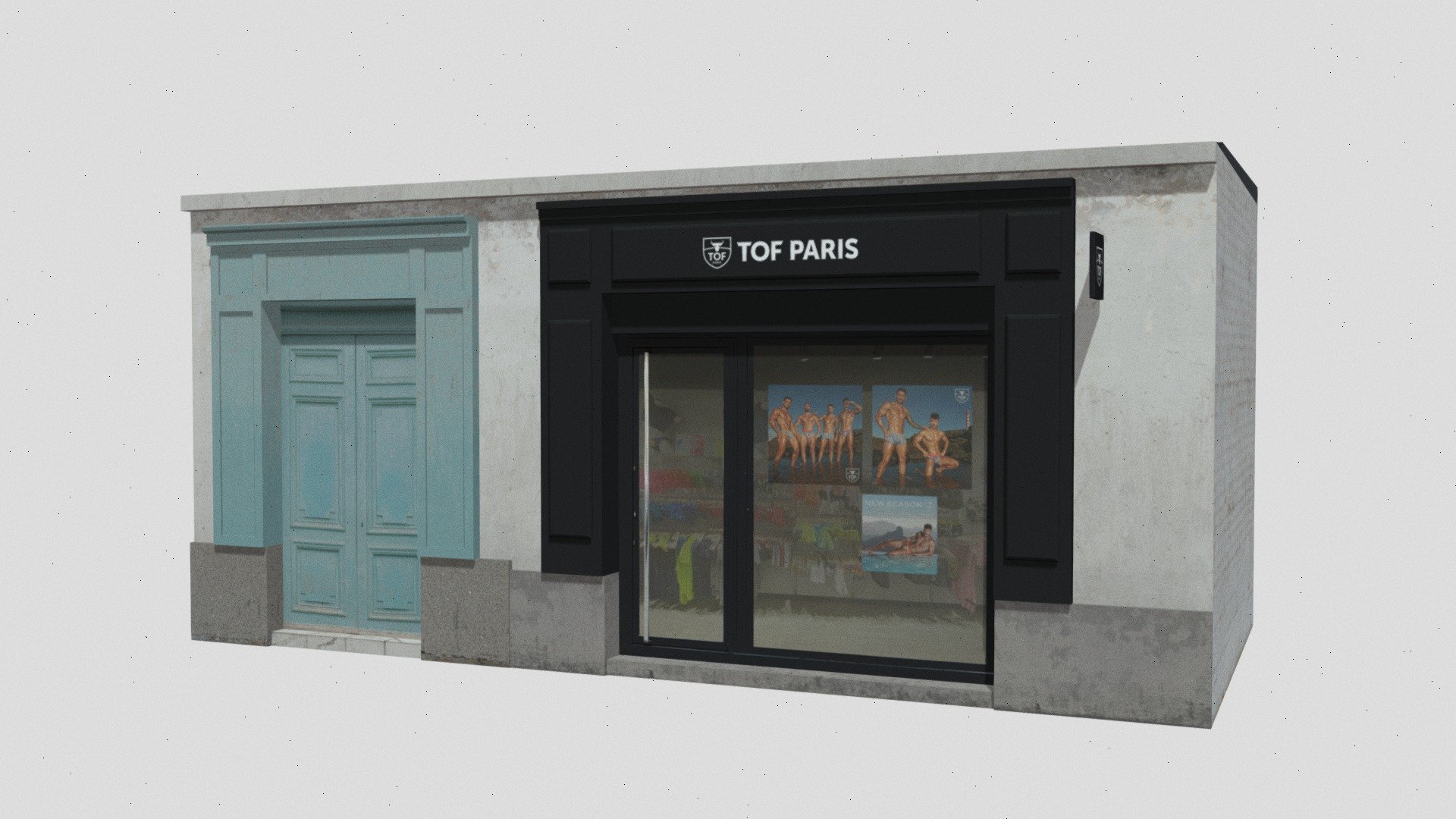 LGTBI storefronts - 3D model by Spal (@spal3D) [ac28369] - Sketchfab