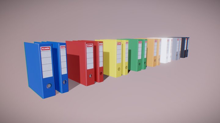 Folder 3D models - Sketchfab
