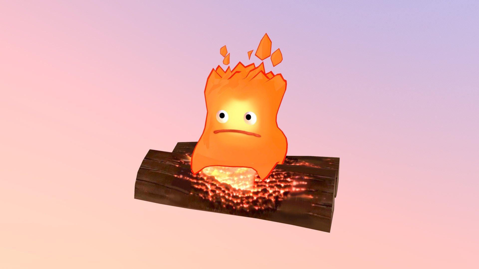 Calcifer - 3D model by mcnhel [ac290ac] - Sketchfab