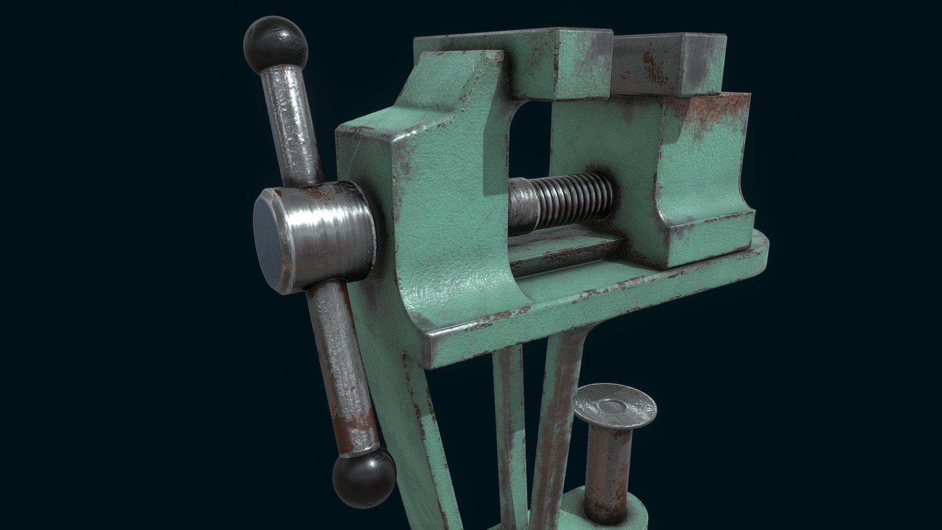 Bench vice PBR - 3D model by toby98 [ac293ea] - Sketchfab