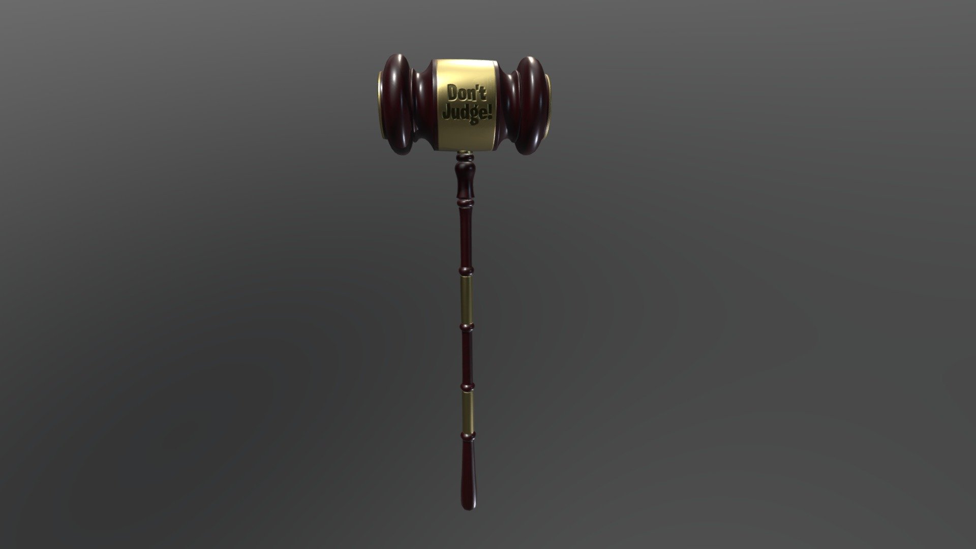 Judge Hammer - 3D model by SADOOO [ac2a430] - Sketchfab