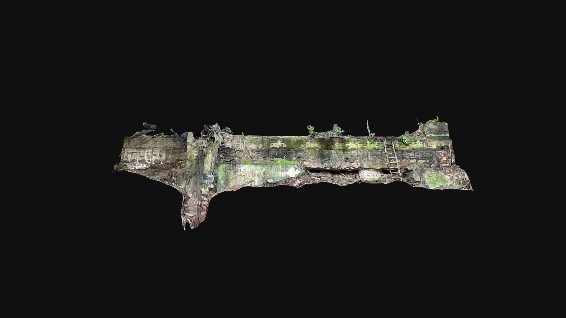 Acueducto de Pinula. Sección este y central - 3D model by ...
