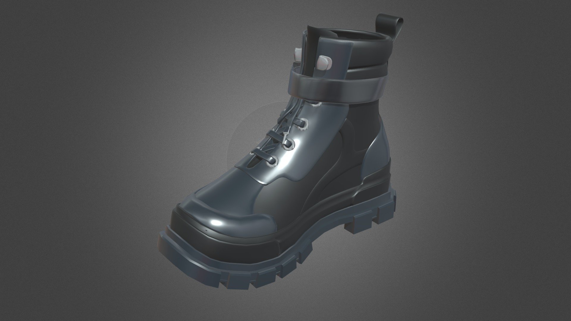Biker boot model - Download Free 3D model by graphiccompressor (@tityus ...