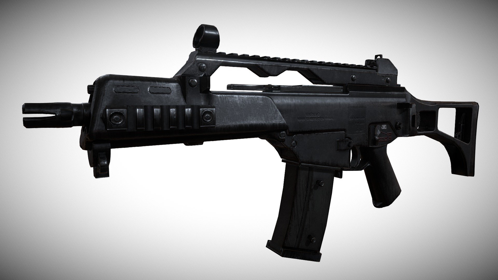 G36C Low Poly 3D Model (Game-Ready) - 3D model by Exactly (@txyrm70) [ac2ef1b] - Sketchfab