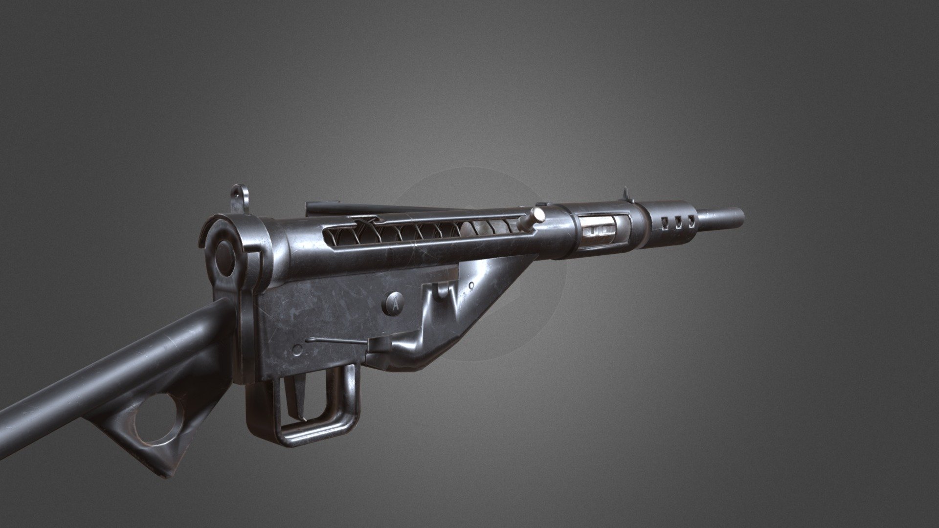 STEN Gun Mk2 - 3D model by Kayla T (@SevgiZ) [ac34ce8] - Sketchfab