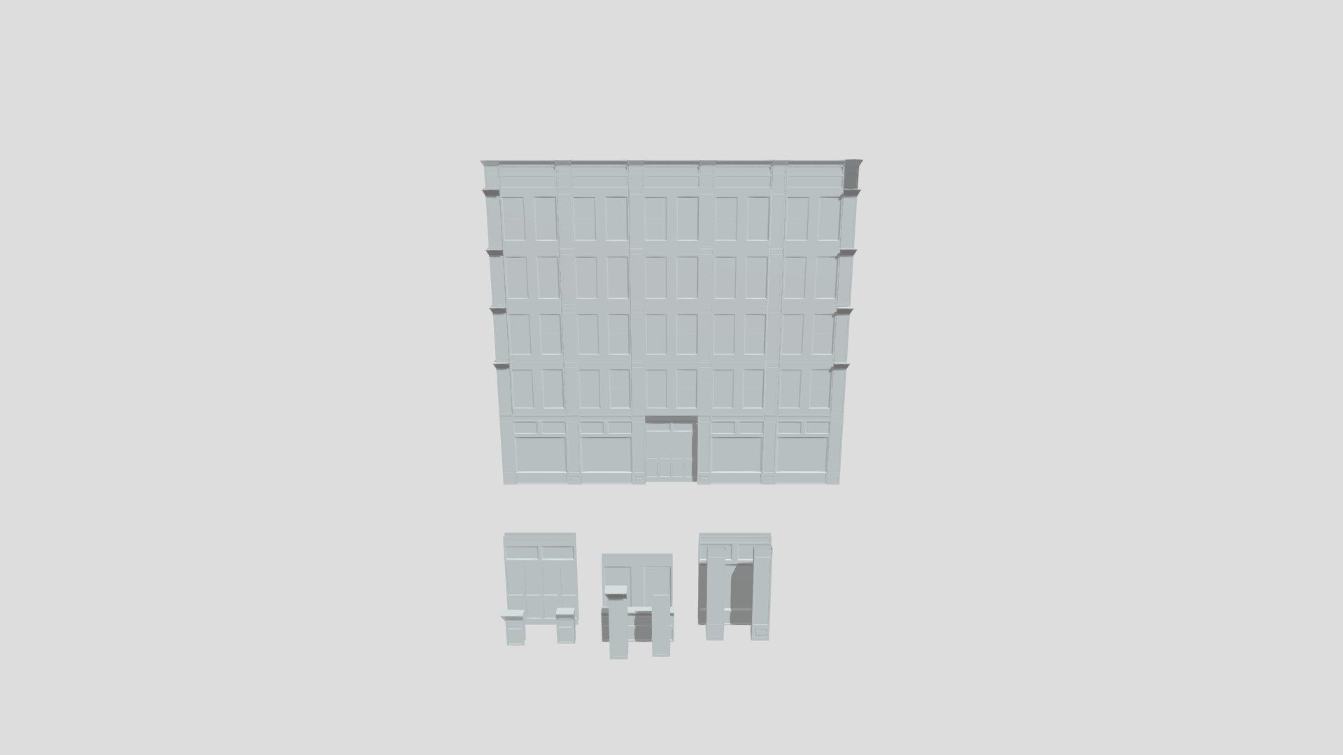 Modular Building - Download Free 3D model by Hubricon [ac35fde] - Sketchfab
