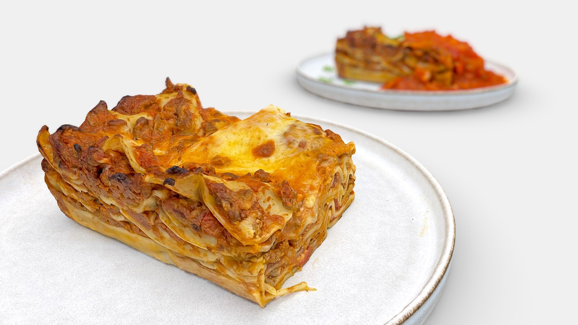 Classic Homemade Lasagna variations - Buy Royalty Free 3D model by ...