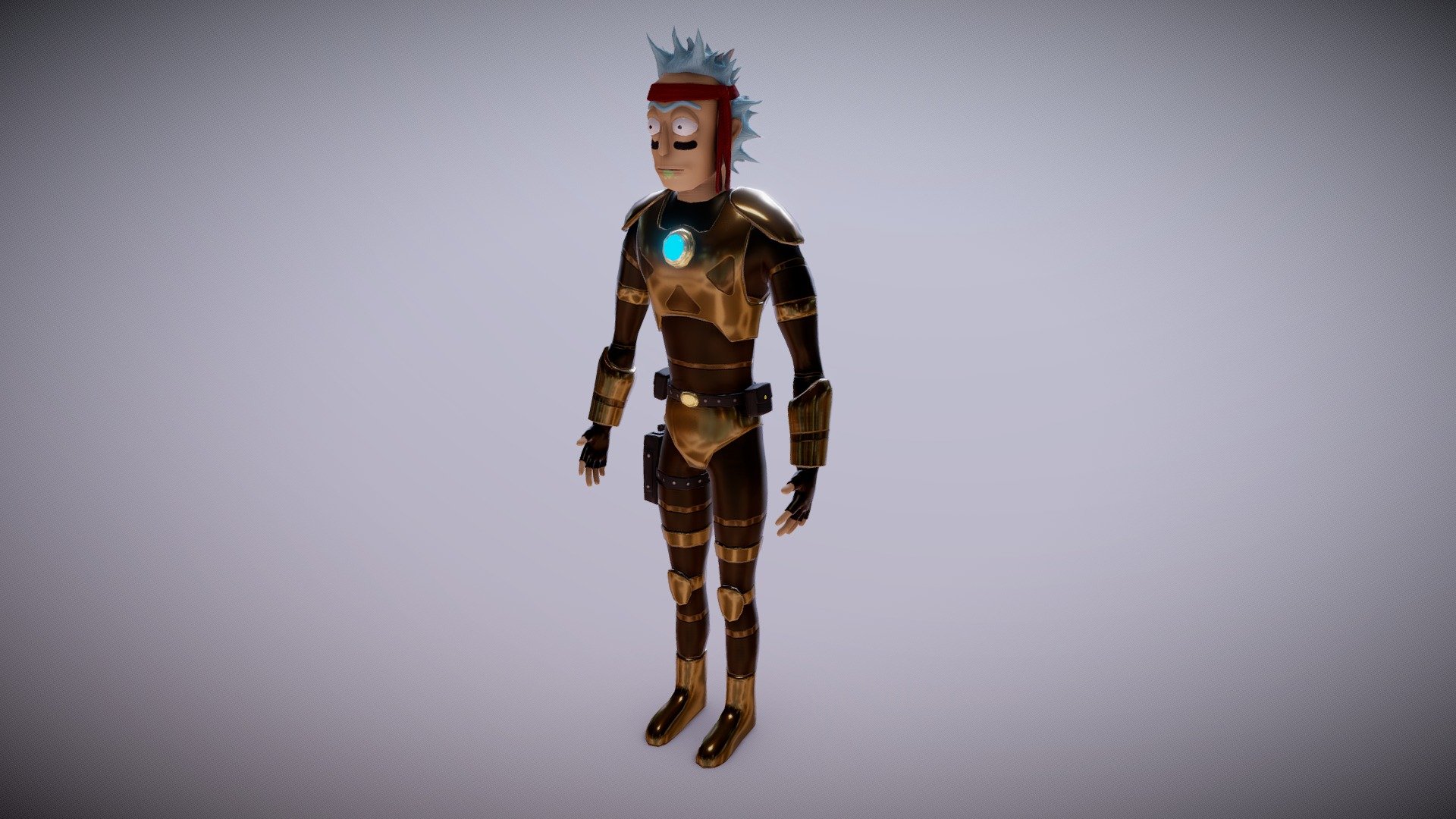 Seal Team Rick (Rick Sanchez Stylized Model) - 3D model by ...
