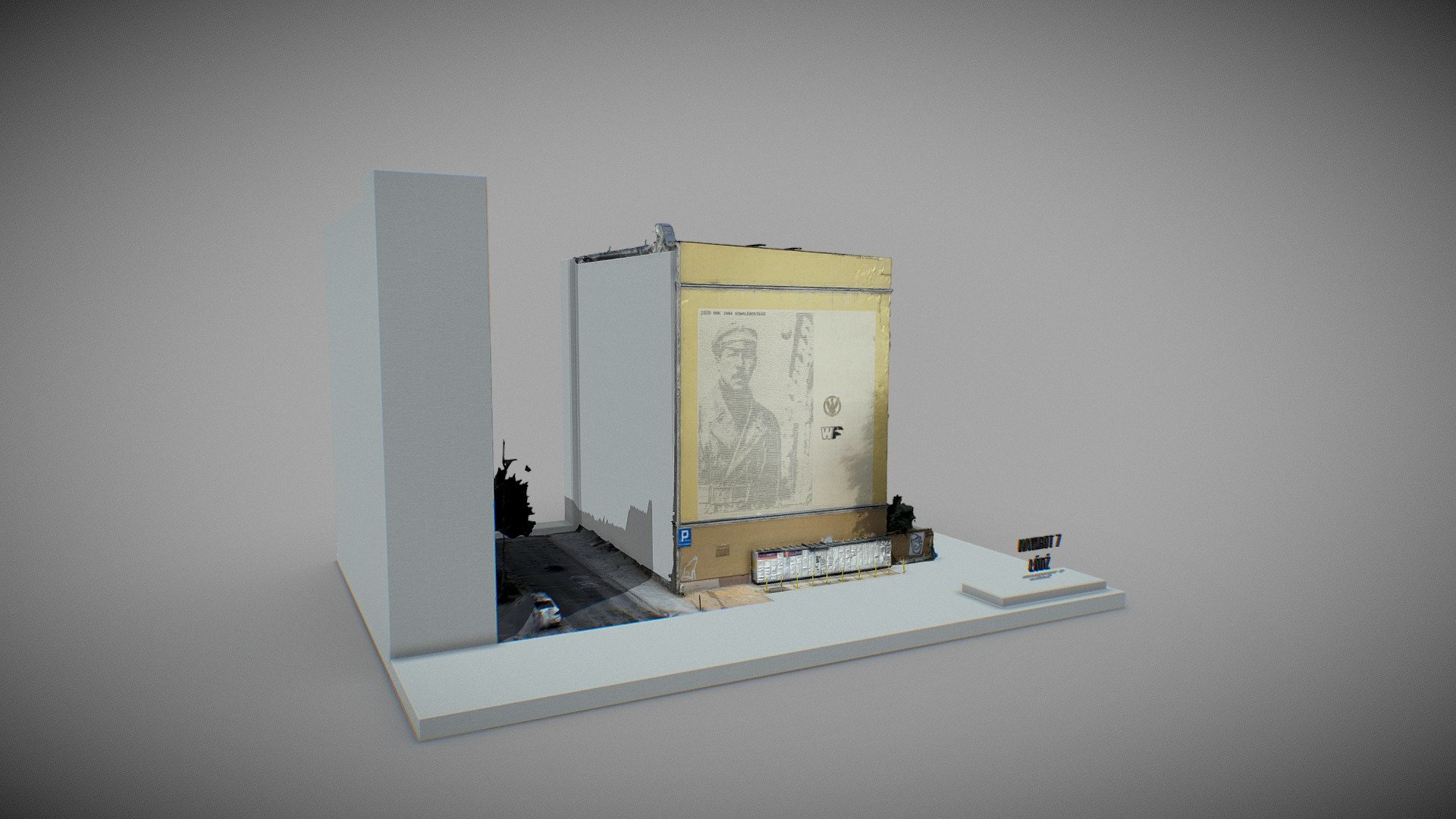 Mural_kryptolog - 3D model by muralepolskie [ac3cdba] - Sketchfab