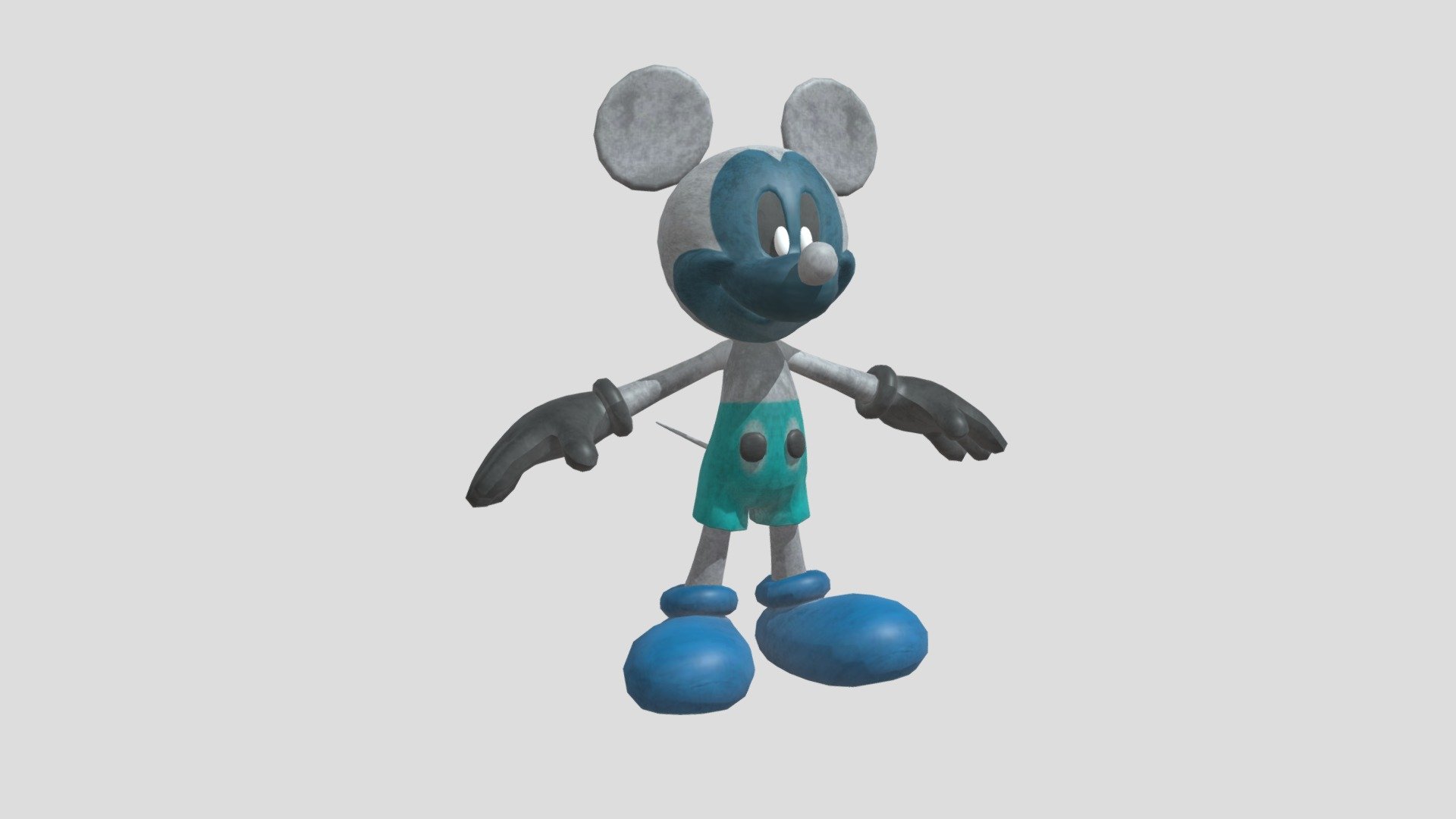 photo negative mickey - Download Free 3D model by 10th Century Aidan on ...