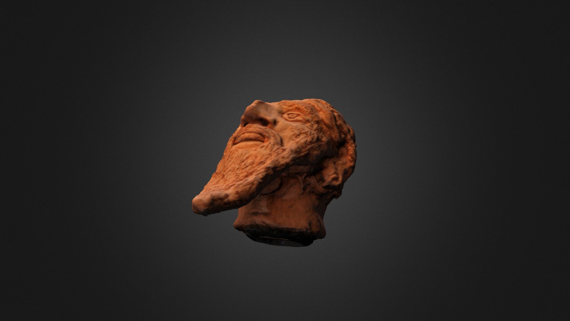 Clay Head (low res) - 3D model by samplatt [ac3f16d] - Sketchfab