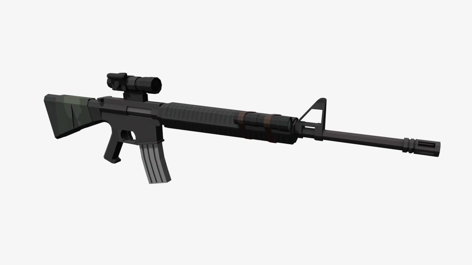 Low Poly M16A2 Mod - 3D model by samanthacford [ac3f7d2] - Sketchfab
