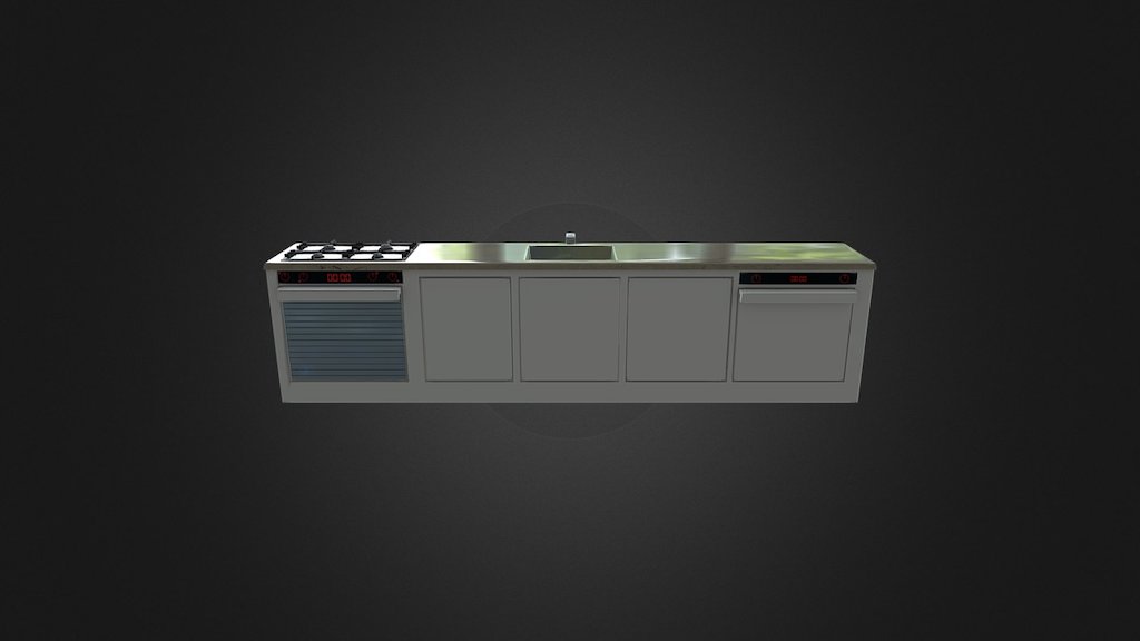 Kitchenette - 3D model by seewolf [ac3fc4d] - Sketchfab