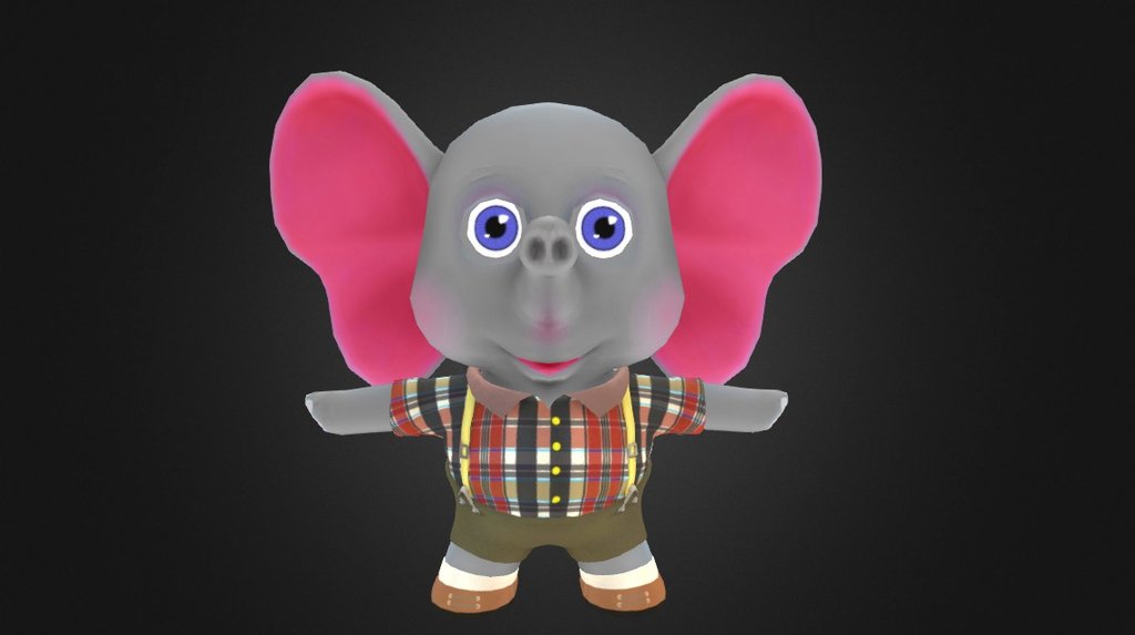 Elephant - 3D model by peaksel [ac40bf3] - Sketchfab