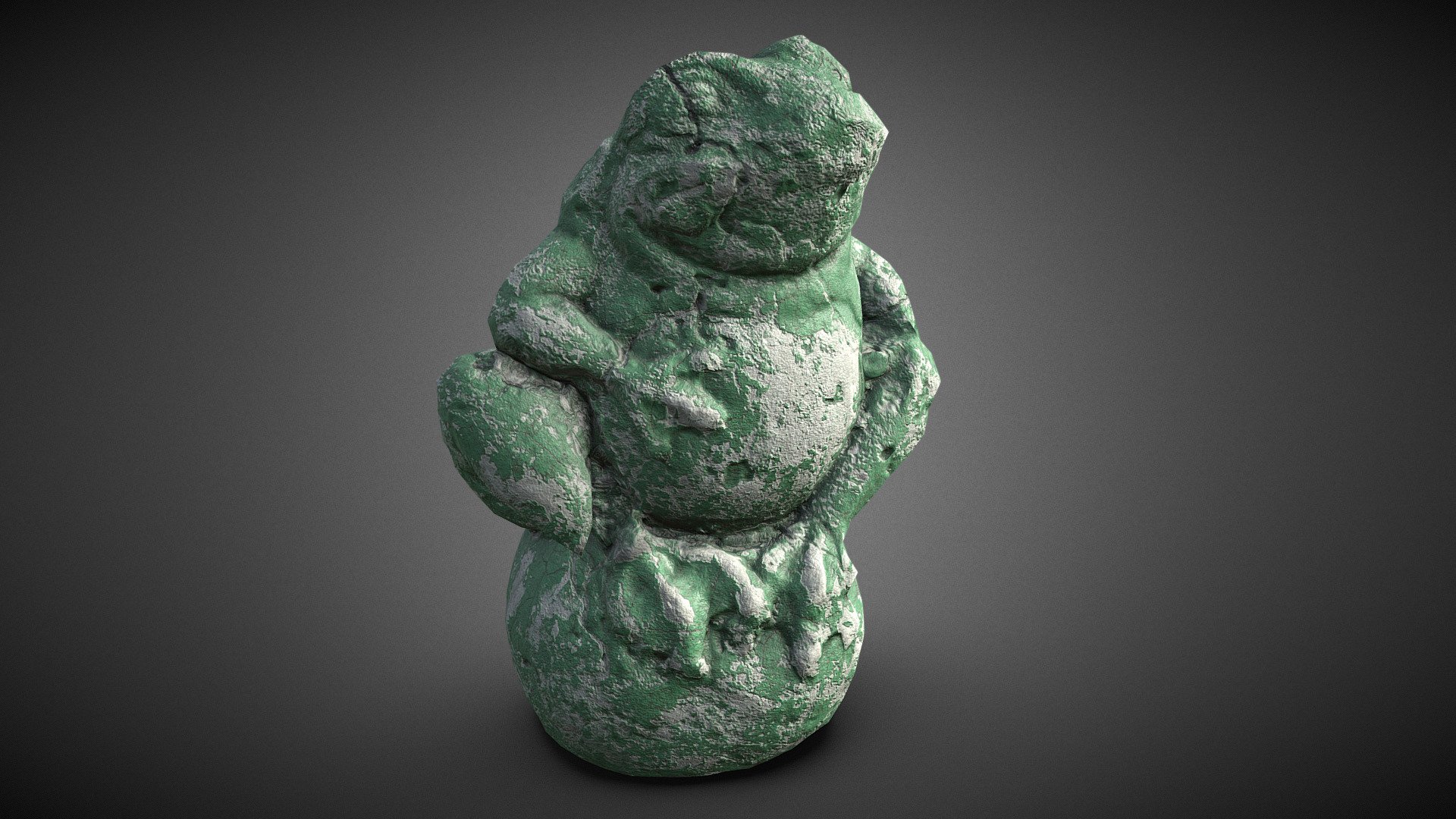 Cracked Frog Statue - Buy Royalty Free 3D model by Léonard_Doye ...