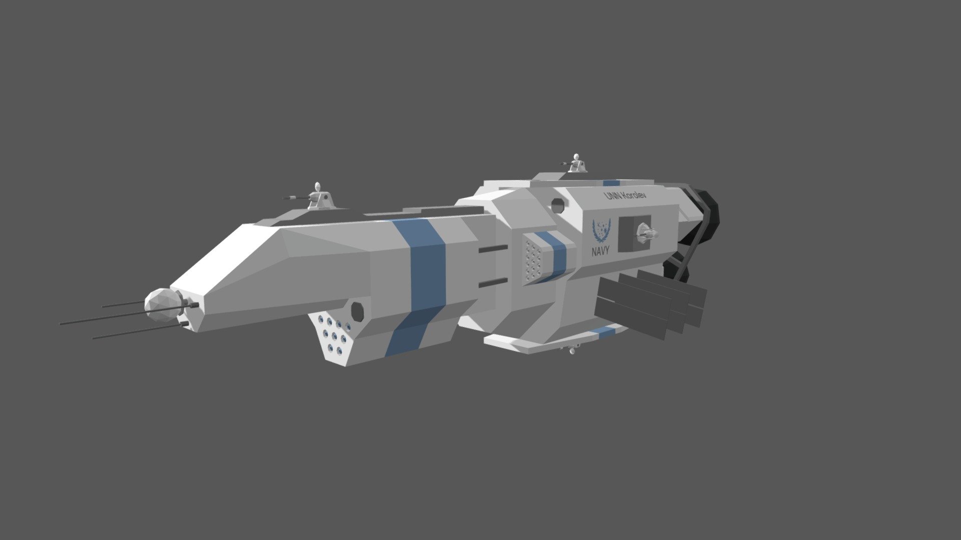 Selenean Class Destroyer - 3D model by Char (@CharBezos) [ac434b4 ...