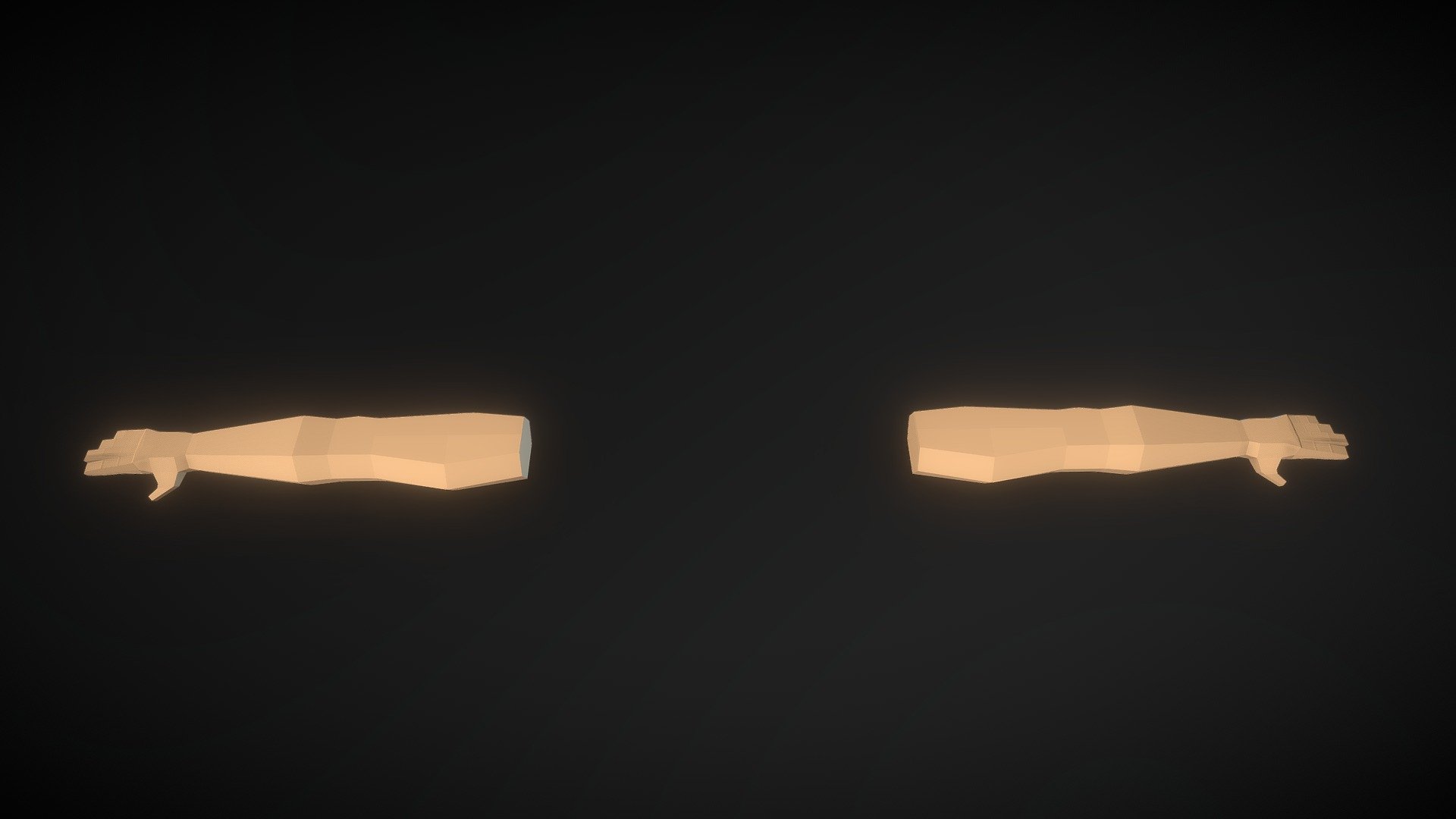 Low Poly Cartoon Hands - Download Free 3D model by Dandushik [ac4362b ...