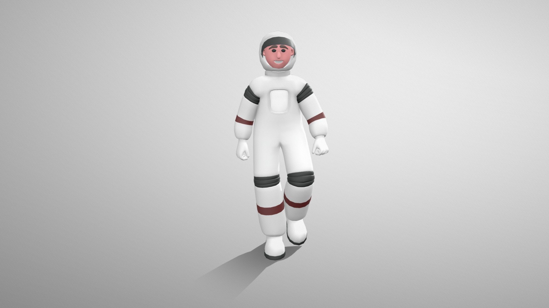 Stylized Man Astronaut - Mixamo Rigged Character - Buy Royalty Free 3D ...