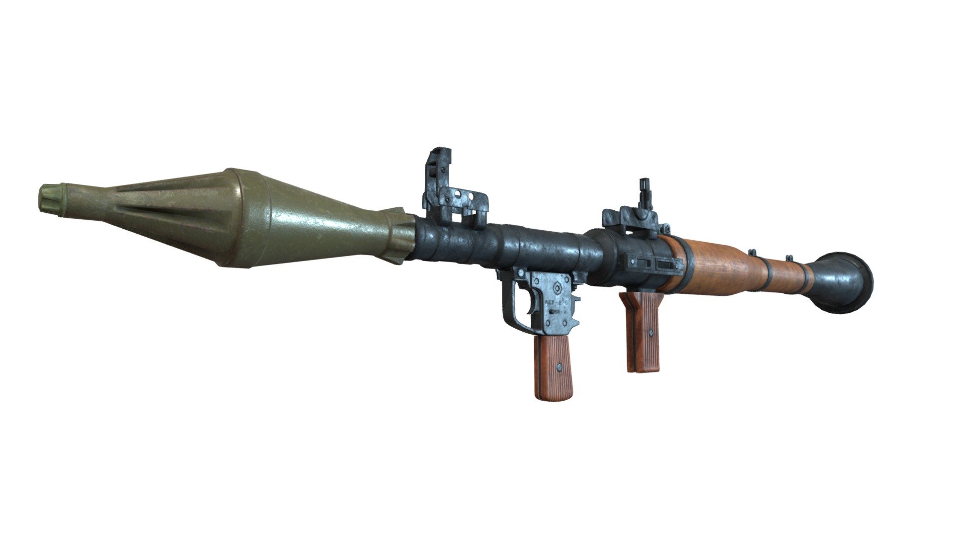 Rpg Rocket Launcher - Buy Royalty Free 3D model by Adrian Kulawik ...