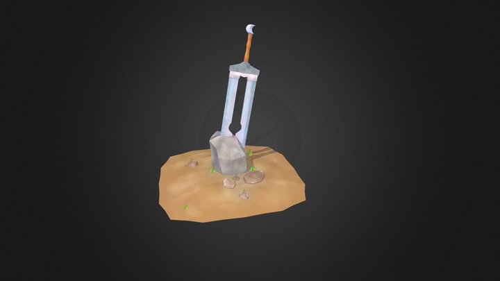 Lowpoly-sword 3D models - Sketchfab
