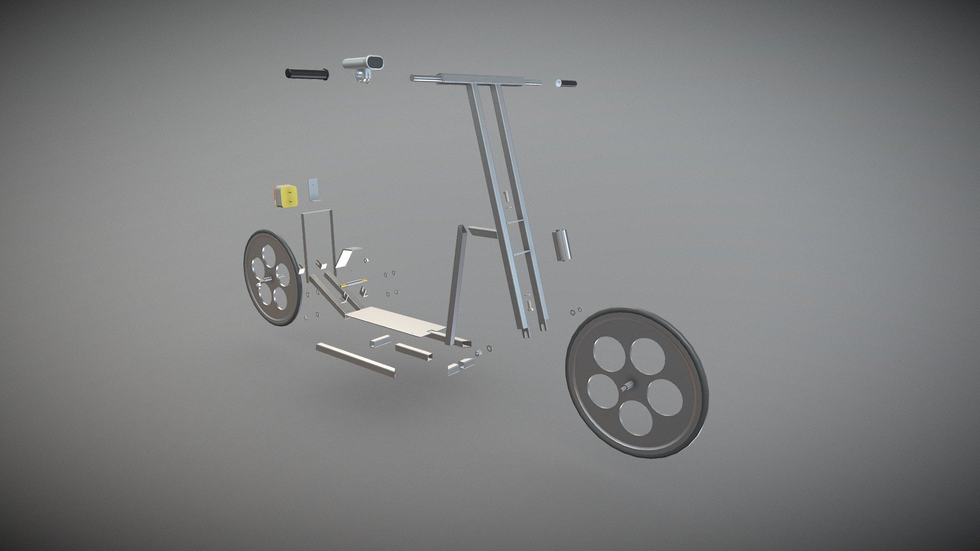 De Autoped | Explosietekening - 3D model by Stichting Consortium ...