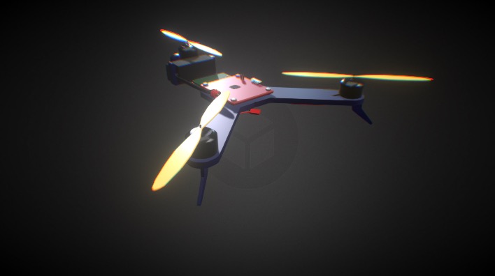 Tricopter - Download Free 3D model by pierre.paslier [ac47df6] - Sketchfab