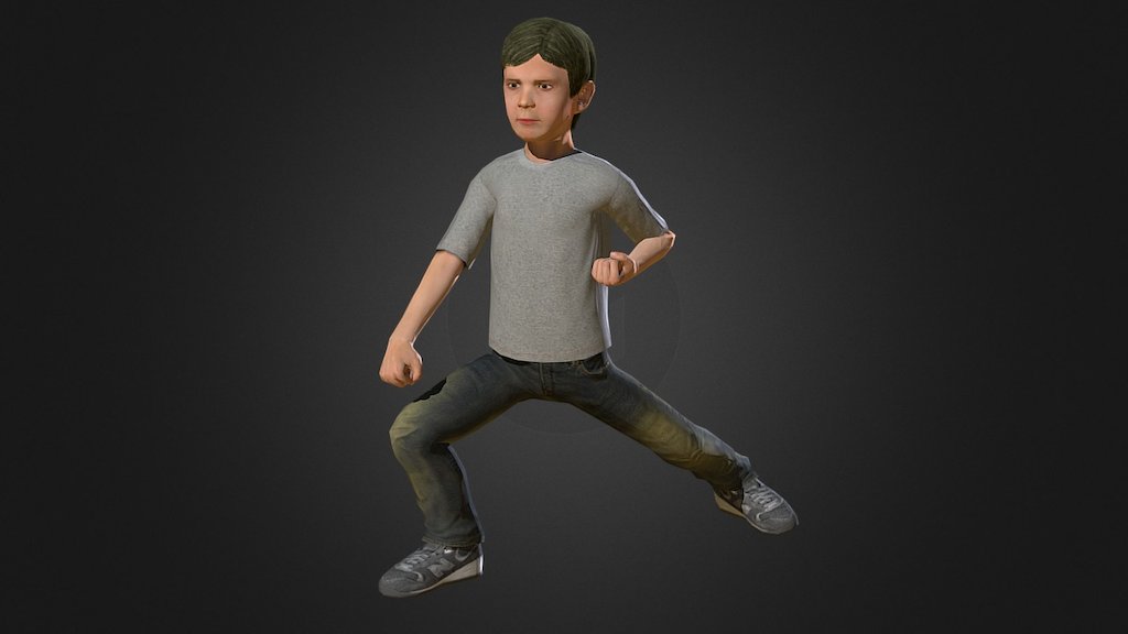 Boy - 3D model by Oleg Zhevelev (@zhev) [ac486a6] - Sketchfab