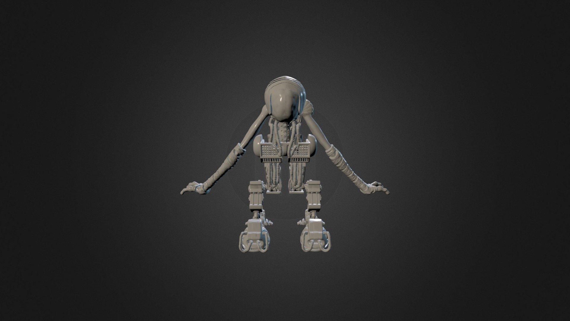 Bio Mech (concept) - 3D model by gershom.ben [ac498c3] - Sketchfab