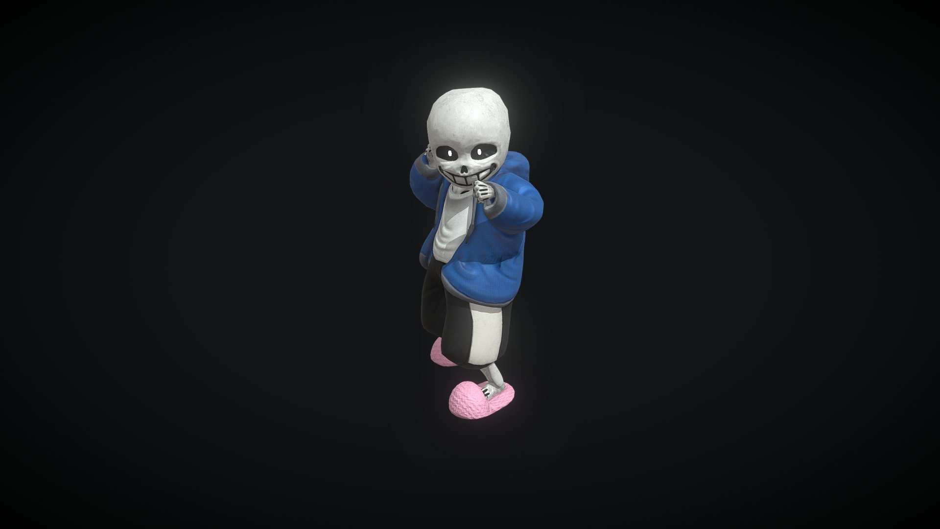 Sans Idle Fight Bounce Animation - 3D model by gameonjess [ac4a9b3] - Sketchfab