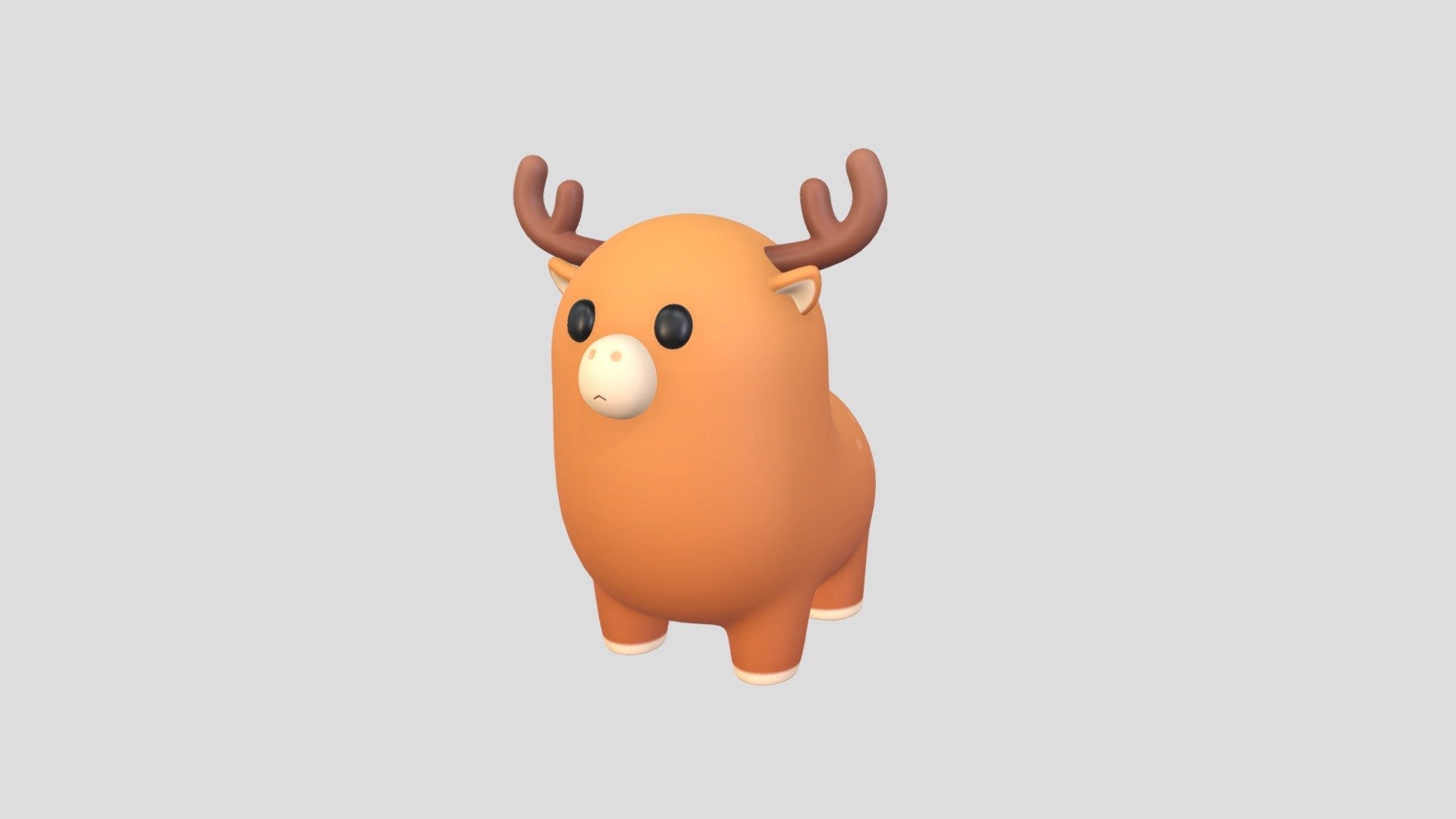 Deer Character - Buy Royalty Free 3D model by Suphanee [ac4bd6b ...