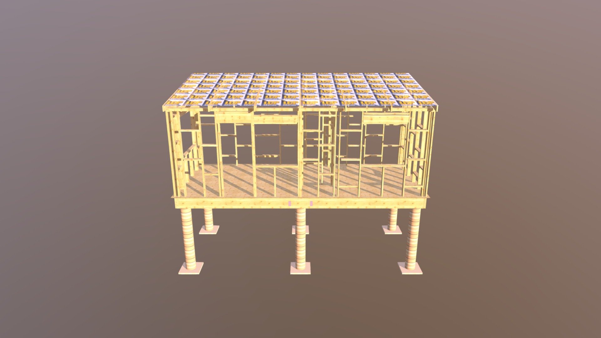 Timber Panels - 3D model by J v/d Westhuizen (@JacquesLCP) [ac4c03d ...