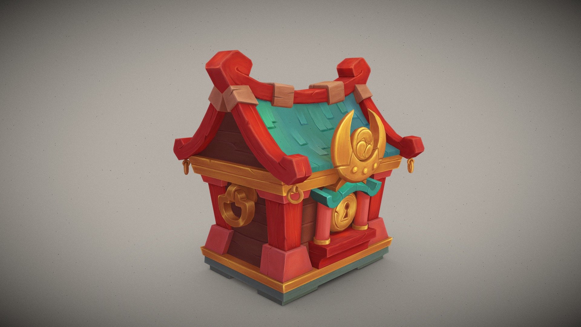 Hand-paint chest - 3D model by Don_Dzen [ac4cb7e] - Sketchfab