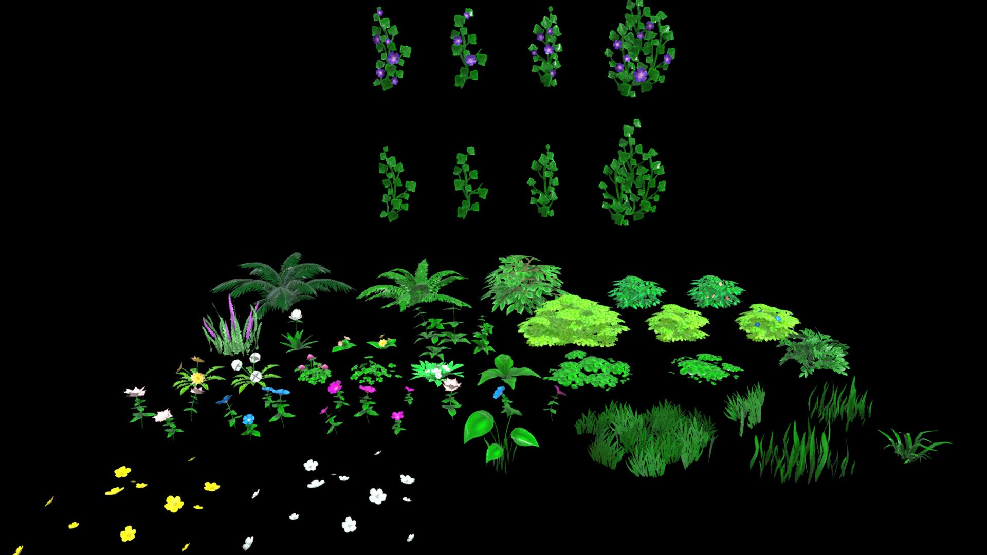 Friendly Forest Flora - 3D model by Mewn (@meewn) [ac4edd2] - Sketchfab