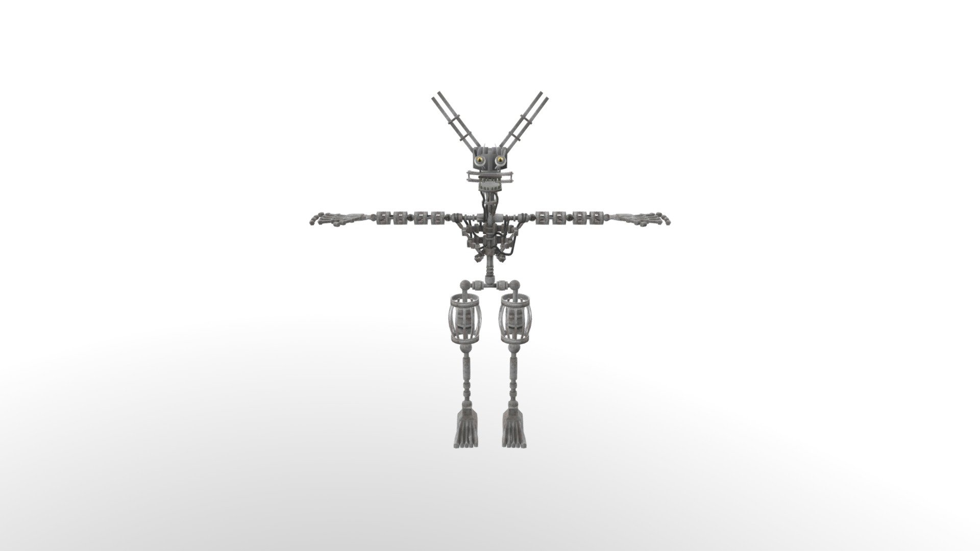 Steel Wool Spring Bonnie Endo - Download Free 3D model by Nonexistent ...