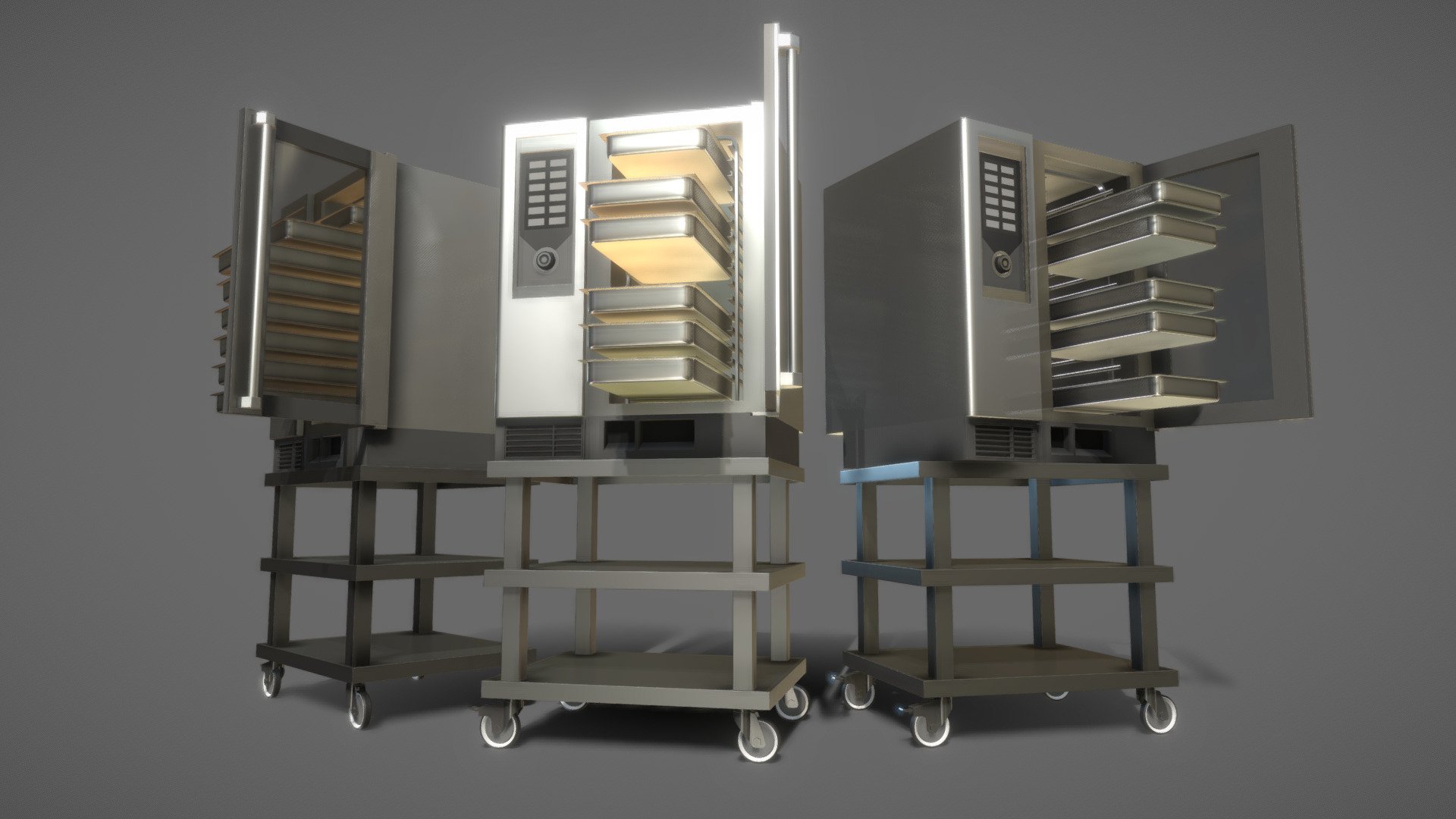 Combi-Steam Oven Animation Test - 3D model by VIS-All-3D (@VIS-All ...