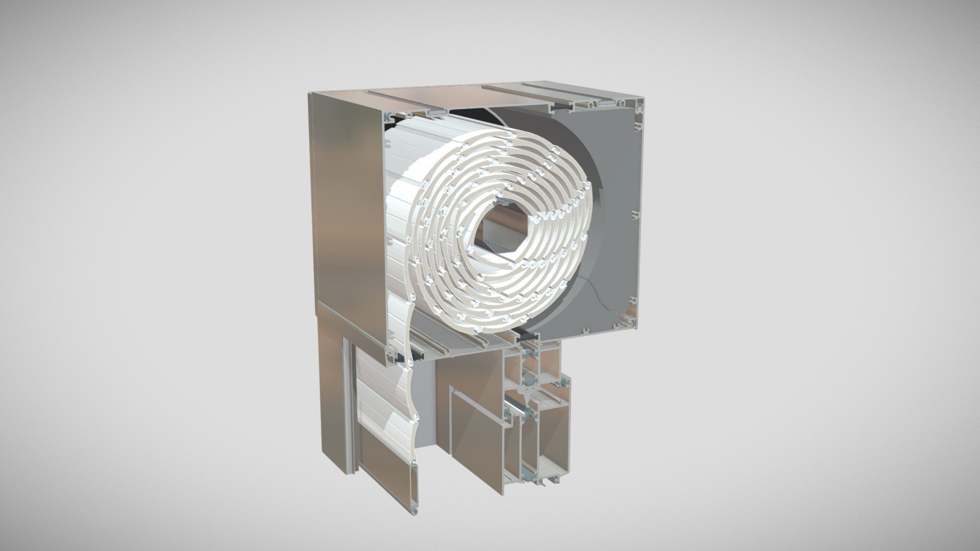 3021 Monoblok Alüminyum / Aluminium Monoblock - 3D model by asastr ...