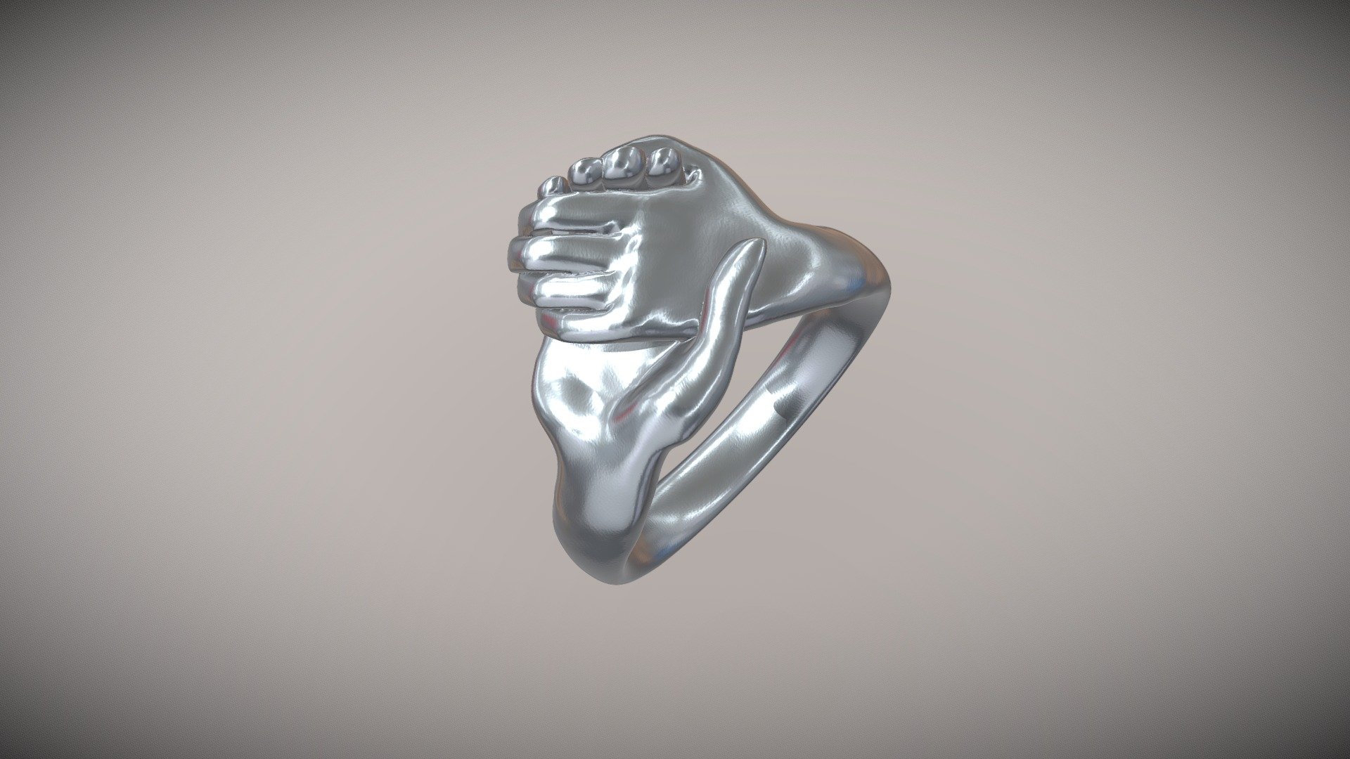 Holding hands ring - Buy Royalty Free 3D model by KDesigns [ac5312a ...