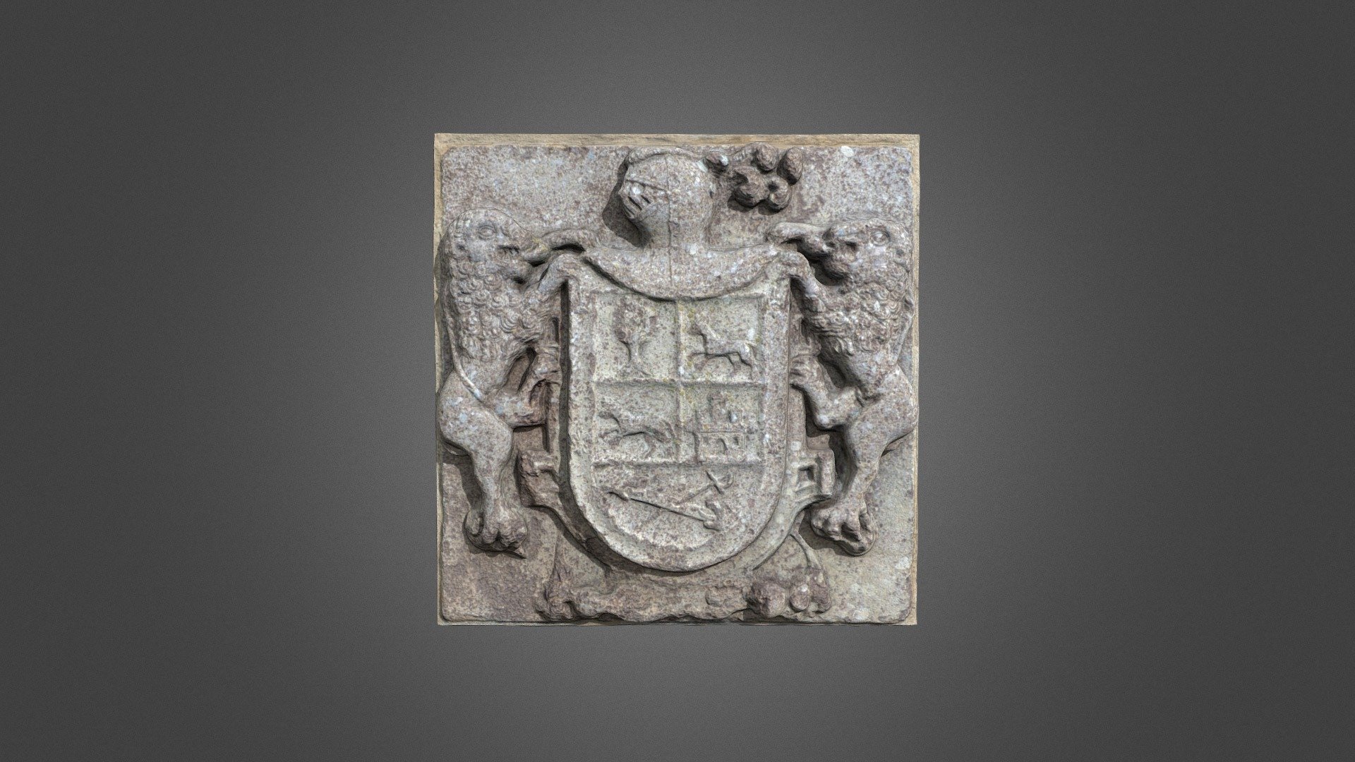 Escudo, C/Mayor, Cisneros, Palencia - 3D model by Héctor Fonseca (@hjft ...