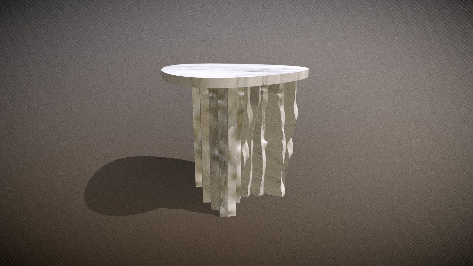 Layered-Stones-Table-B01 - 3D model by bourgoynestudio [ac56174 ...