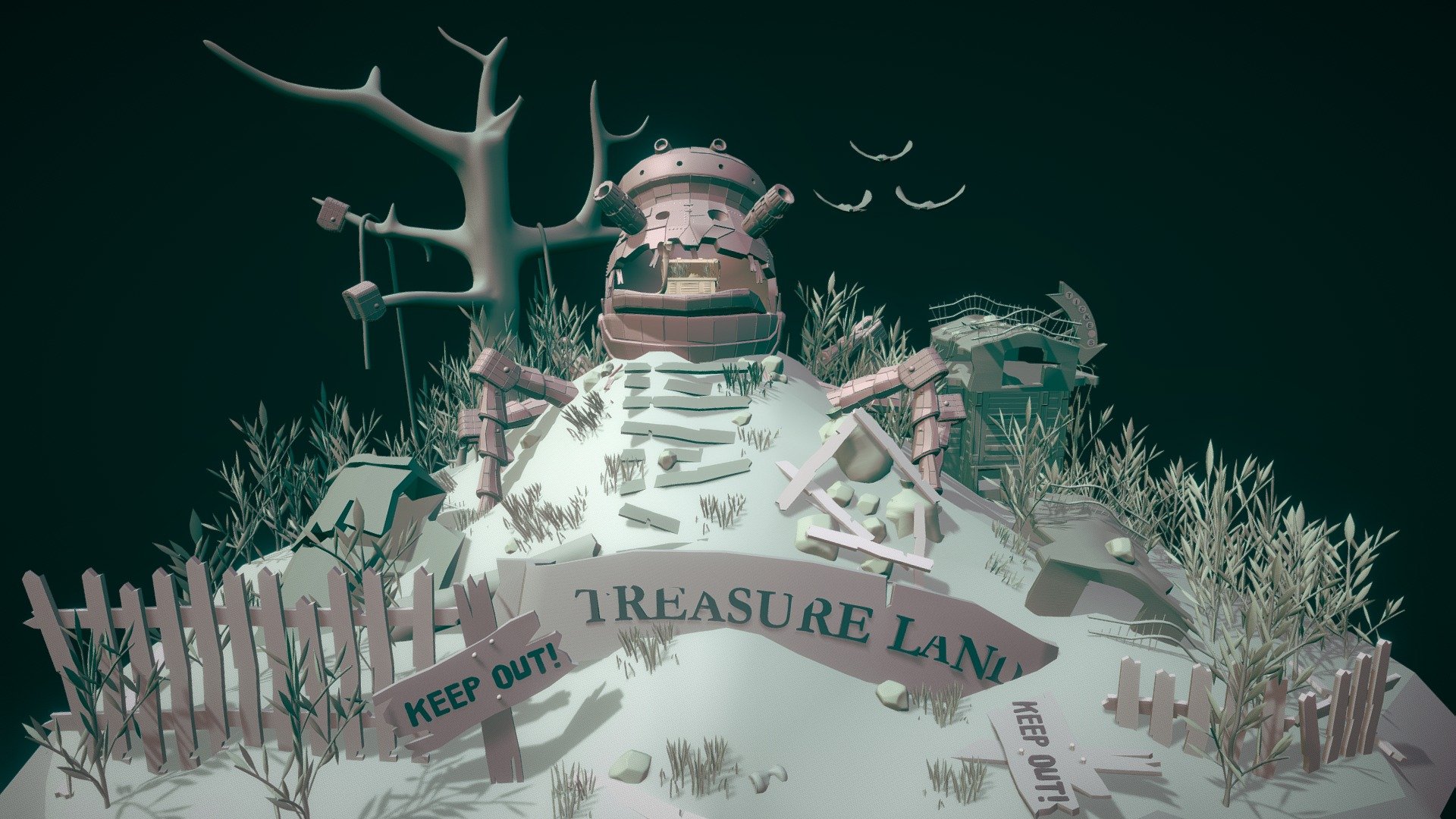 treasure land 7 - 3D model by ancabatica [ac566d2] - Sketchfab