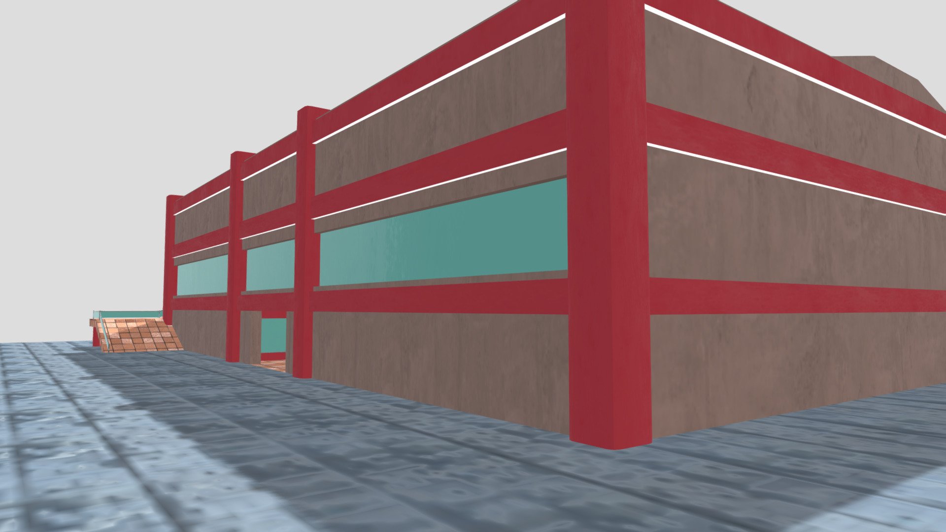 Empty Mall - Download Free 3D model by loafbrr [ac571db] - Sketchfab