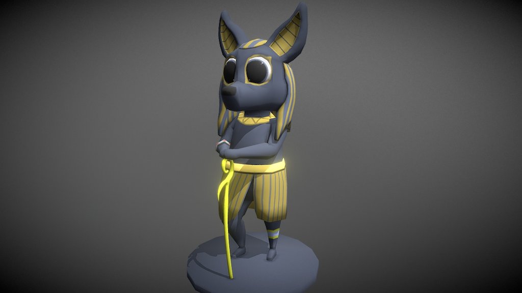Low Poly Anubis - 3D model by JaimeBoillot [ac57caa] - Sketchfab