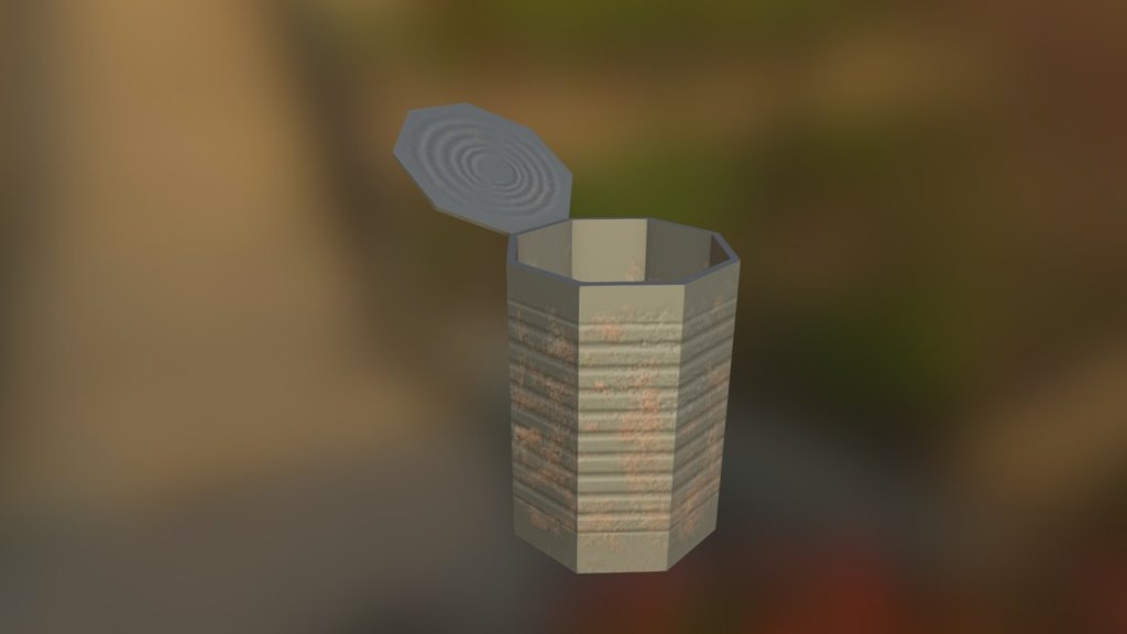 Tin Can - 3D model by Matt Bodner (@liphttam1) [ac57cd5] - Sketchfab