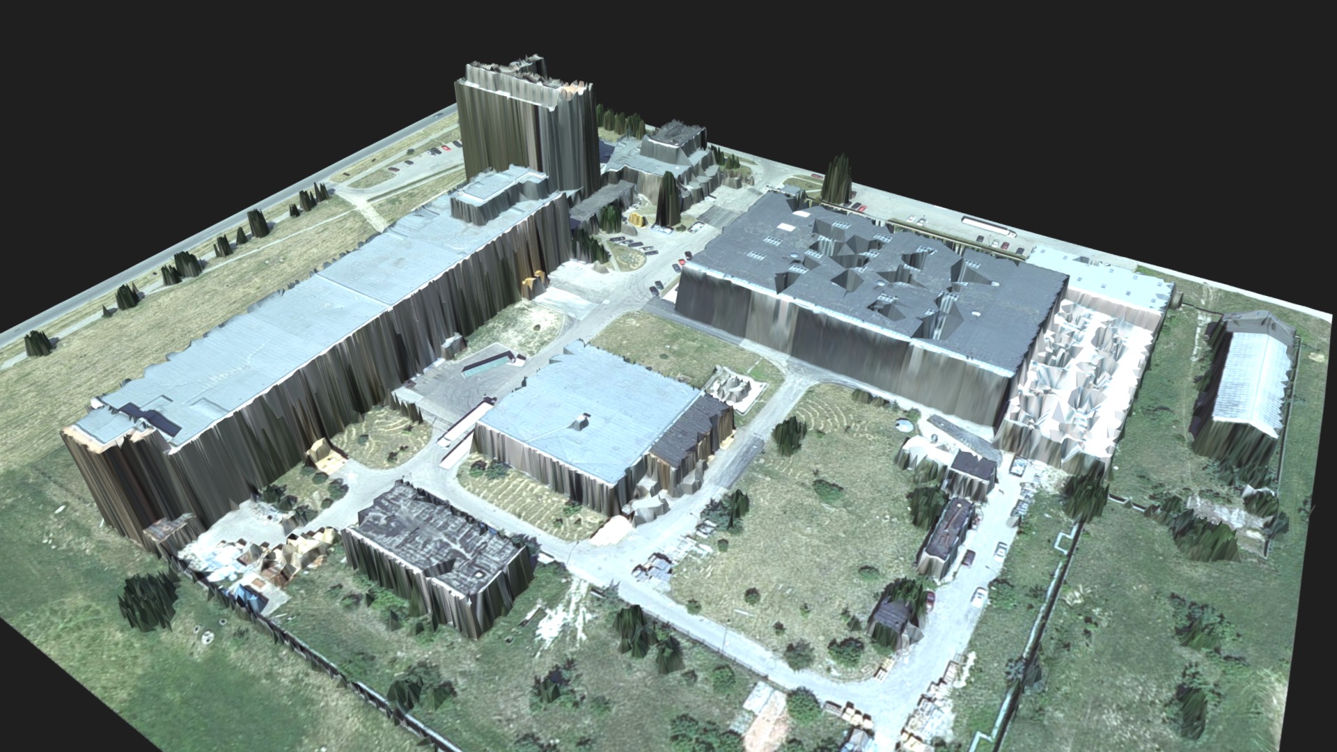 Former factory "Alma" in Alytus. LiDAR scan. - 3D model by vejaspink ...